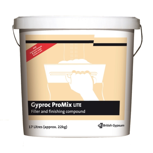 British Gypsum Gyproc Promix Lite Joint Cement 17L - Builders Merchants